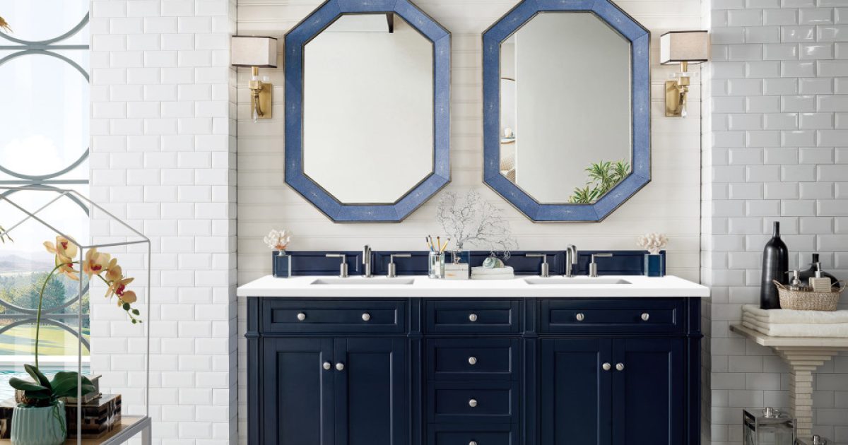 Brittany 72 inch Double Bathroom Vanity Cabinet - Anve Kitchen And Bath