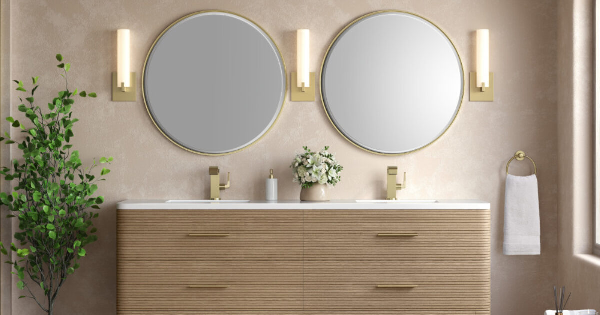 Lucian 72 inch Double Bathroom Vanity - Anve Kitchen And Bath