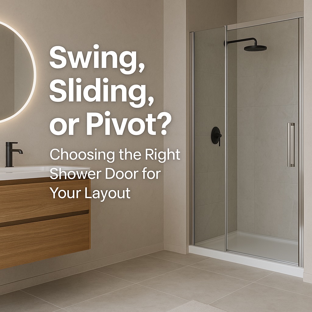 Swing vs Sliding vs Pivot Shower Doors | Which is Best for Bathroom?